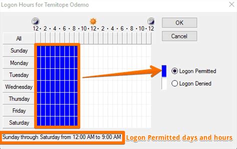 Restrict Logon Time For Active Directory Users Sysops