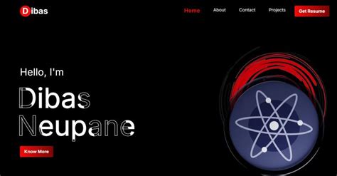 dibas neupane on linkedin personal portfolio website using next js14 tailwind css react aos