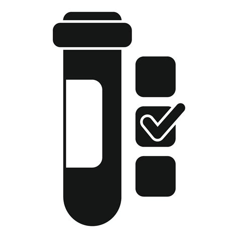 Approved Test Result Icon Simple Vector Medical Lab 26589318 Vector