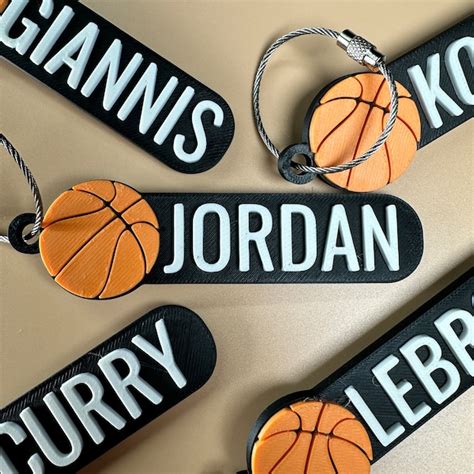 Basketball Backpack Keychain Etsy
