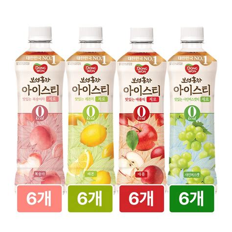 4종모음 동원 보성홍차 아이스티 제로 500ml 복숭아레몬애플샤인머스캣 최저가 검색 최저가 19600원 할인 알림