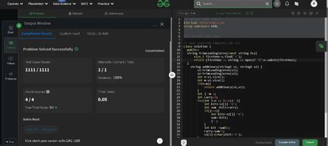dsa consistency codingjourney gfg160 geekstreak2025 geeksforgeeks