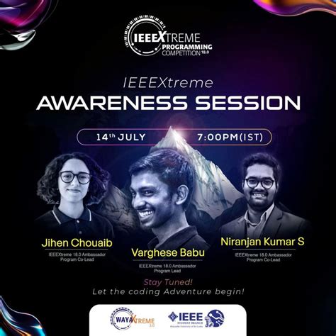 Bhavishya Ambati On Linkedin Ieee Wusl Ieeewusl Ieeextreme18 Wayaxtreme