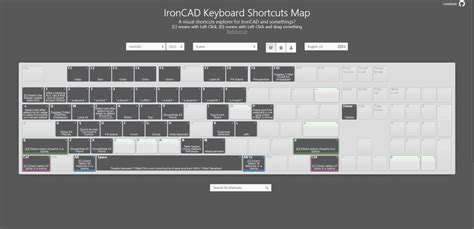 Ironcad Keyboard Shortcuts Map General Discussion Ironcad Community