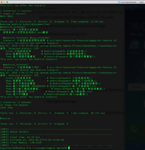 GitHub WarrenLin CucumberSample Demo Cucumber BDD Testing For Android Ios Web