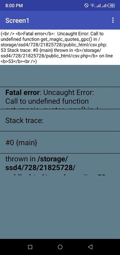 Mysql Database Error Discuss Kodular Community