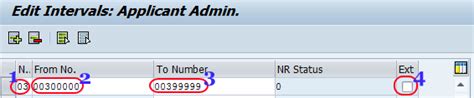 Create Number Ranges For Applicant Numbers SAP HR Training