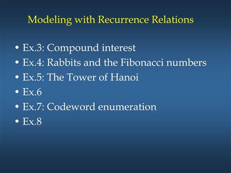 Ppt Chapter 7 Advanced Counting Techniques Powerpoint Presentation