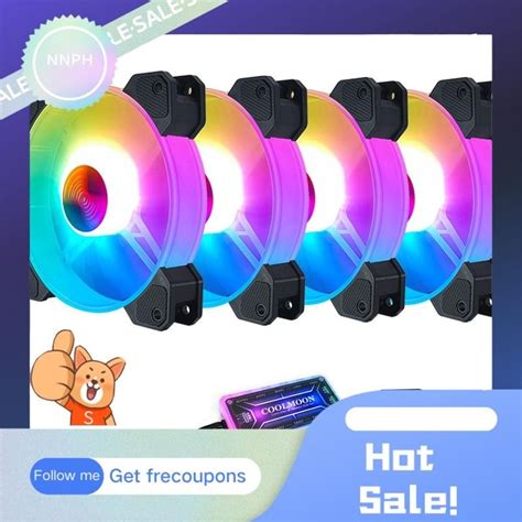 F เคสคอมพิวเตอร ์ Pc พัดลมระบายความร ้ อน Rgb ปรับ 120 มม Ir รีโมท Shopee Thailand