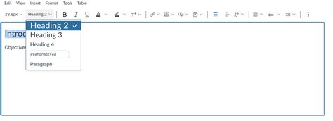 Supporting Babe Success With Document Headings Teaching Tufts