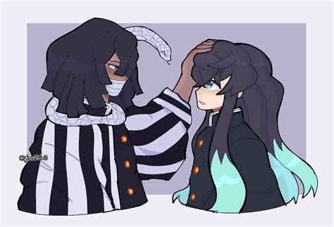 Obanai And Muichiro Dragon Slayer Anime Fandom Funny Anime Pics