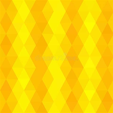 Yellow Triangular Abstract Background Geometric Template For