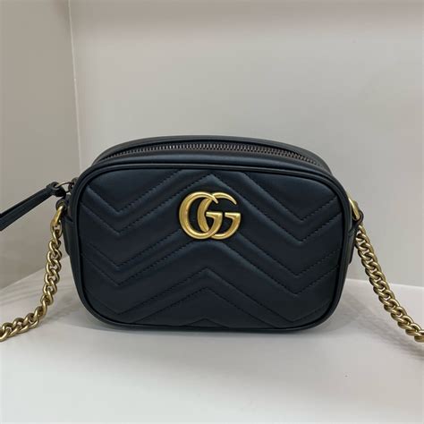 Gucci ｜ 馬夢相機包 黑色18公分｜popchill 拍拍圈