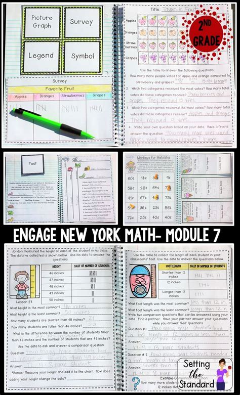 Engage Ny Math Interactive Notebook Grade 2 Module 7 Math Interactive Notebook Math