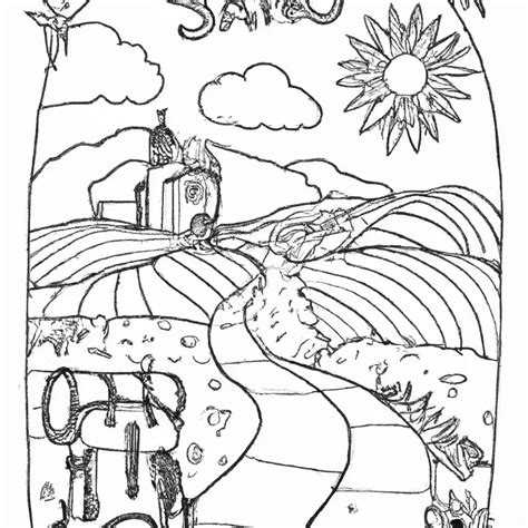 O Caminho De Santiago Desenhos Para Imprimir E Colorir