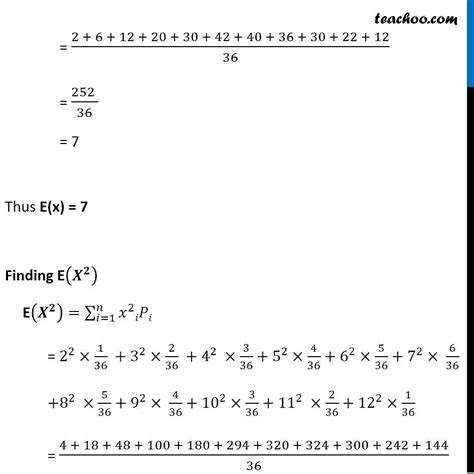Question 13 Let X Denote Sum Of Numbers Obtained When 2