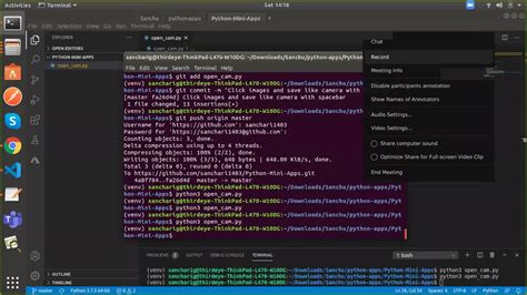 [video] sanchari gautam on linkedin opencv python displaywebcamfeed