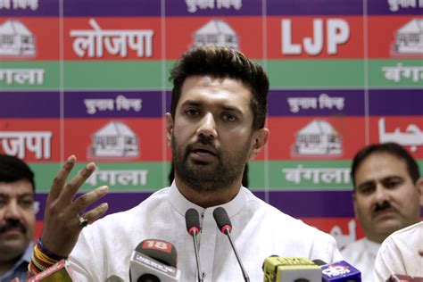 Chirag Paswan Removed As Ljp Chief Pashupati Kumar Likely To Be