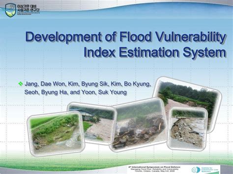 Ppt Development Of Flood Vulnerability Index Estimation System Powerpoint Presentation Id