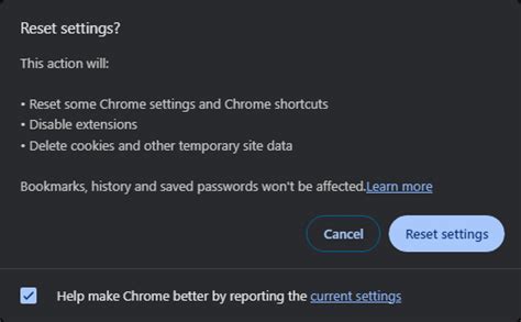 How To Reset Chrome To Default Settings Chrome Story