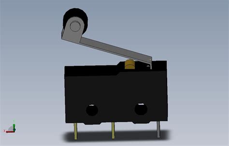 欧姆龙微动开关光电开关solidworks 2013模型图纸免费下载 懒石网