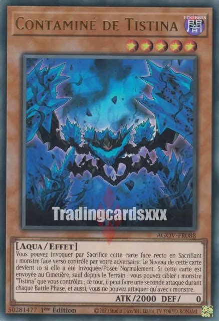 Yu Gi Oh Contaminated By Tistina Ur Agov Fr088 £0 85 Picclick Uk