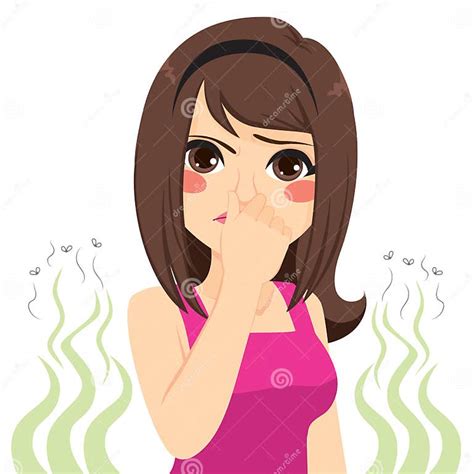 Bad Smell Girl Stock Vector Illustration Of Expression 114311307