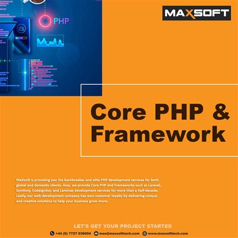 Core Php And Framework Web Designing And Development Services Uk