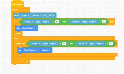 Vex V5 Vision Sensor Code Help Vexcode V5 Tech Support Vex Forum