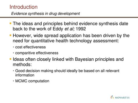 Ppt Bayesian Evidence Synthesis In Drug Development And Comparative Effectiveness Research