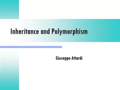 Ppt Inheritance And Polymorphism Practical Solutions And Benefits