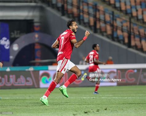 Mahmoud Kahraba Of Al Ahly Celebrates After Scoring A Goal During The