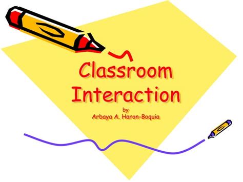 Discourse Analysis Classroom Interaction Ppt