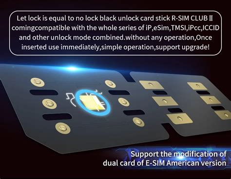 Mobile Rsim R Sim Club Rsim Club 2 For 15 Series Mobile Signal Rsim Unlock Sim Card Dual Chip