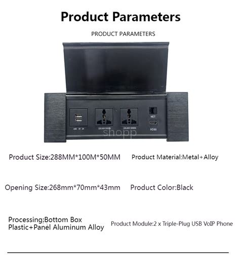 Multimedia Embedded Universal Jack Flip Socket With Usb Charging Network Mobile Phone Desktop