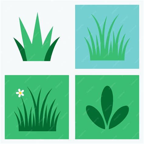 Premium Vector Grass Vector Illustration