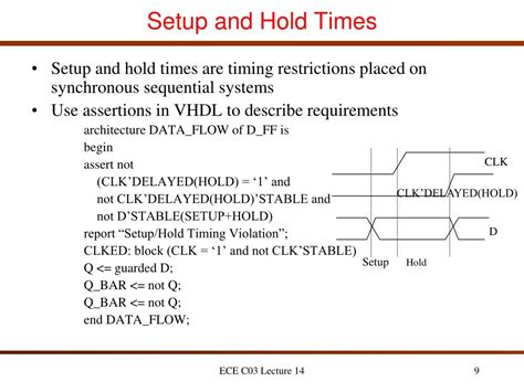 ppt lecture 14 vhdl modeling of sequential machines powerpoint