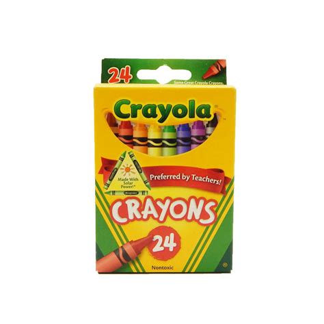 Crayola Crayons 24 Pack Artist And Craftsman Supply