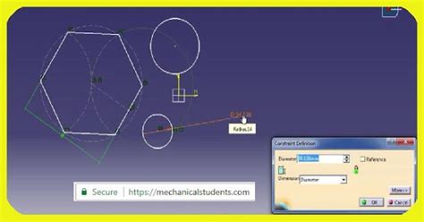 How To Use Dimensional Constraint In Catia V5 Catia Tutorials