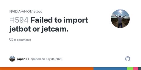 Failed To Import Jetbot Or Jetcam Issue 594 NVIDIA AI IOT Jetbot