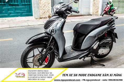 Tem Xe Sh Mode Endgame X M Xi M Ng Nguy N Decal Chuy N D N Keo Xe Design Tem Xe Decal Tem Xe