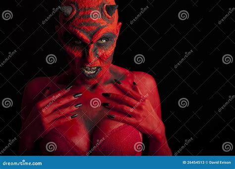 Bald Red Devil Isolated Stock Image 12042199