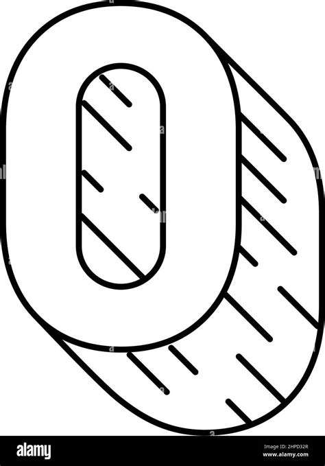 Null Number Line Icon Vector Illustration Stock Vector Image And Art Alamy