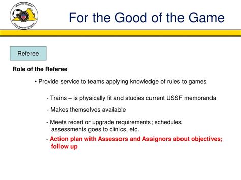 Ppt The Roles Of Instructor Referee Assignor And Assessor