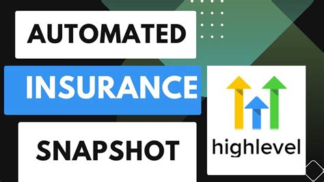 The Automated Insurance Snapshot Workflow Explained Gohighlevel Crm