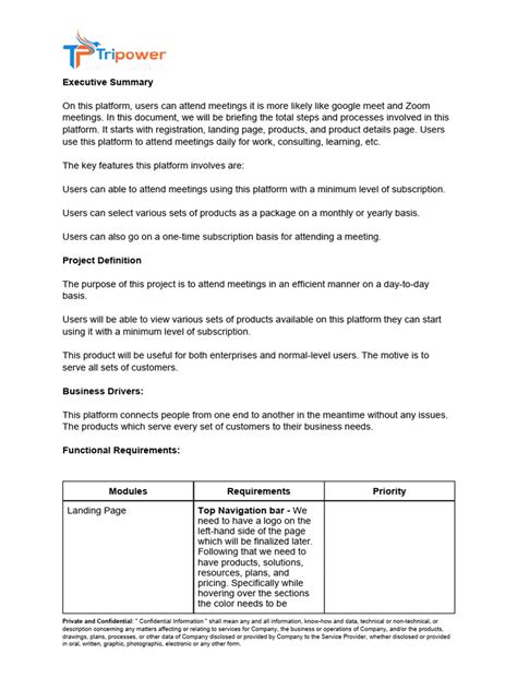 Meeting Platform Documentation Pdf