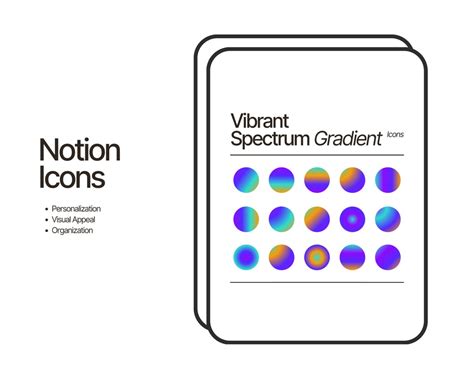 notion covers gradient gradient icons and notion dividers notion customization bundle vibrant