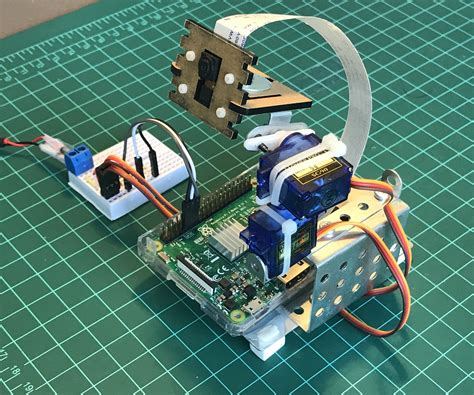 raspberry pi cam pan tilt control over local internet trybotics