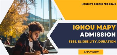 IGNOU MAPY Admission 2024 Last Date Fees Eligibility Duration