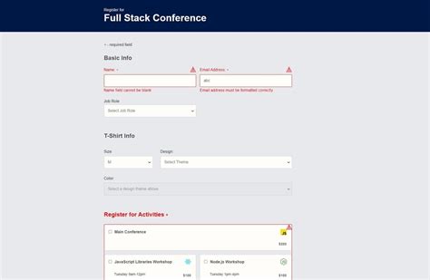 Github Brittonashford Interactive Form An Interactive Responsive Form With Validation